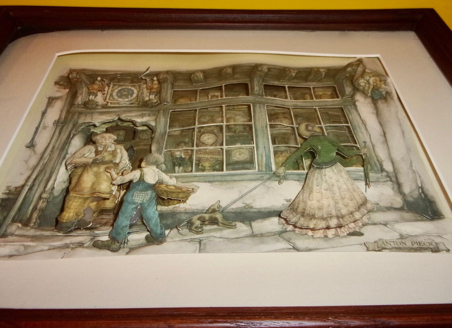 ANTON PIECK DIORAMA Vintage 3-D Shadow Box Clock Shop Keeper - Etsy