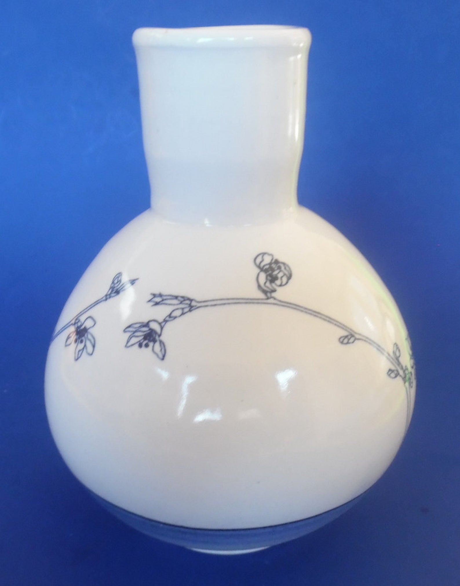 BUTTERFLY VASE VINTAGE Pottery Signed John Benn Branches - Etsy