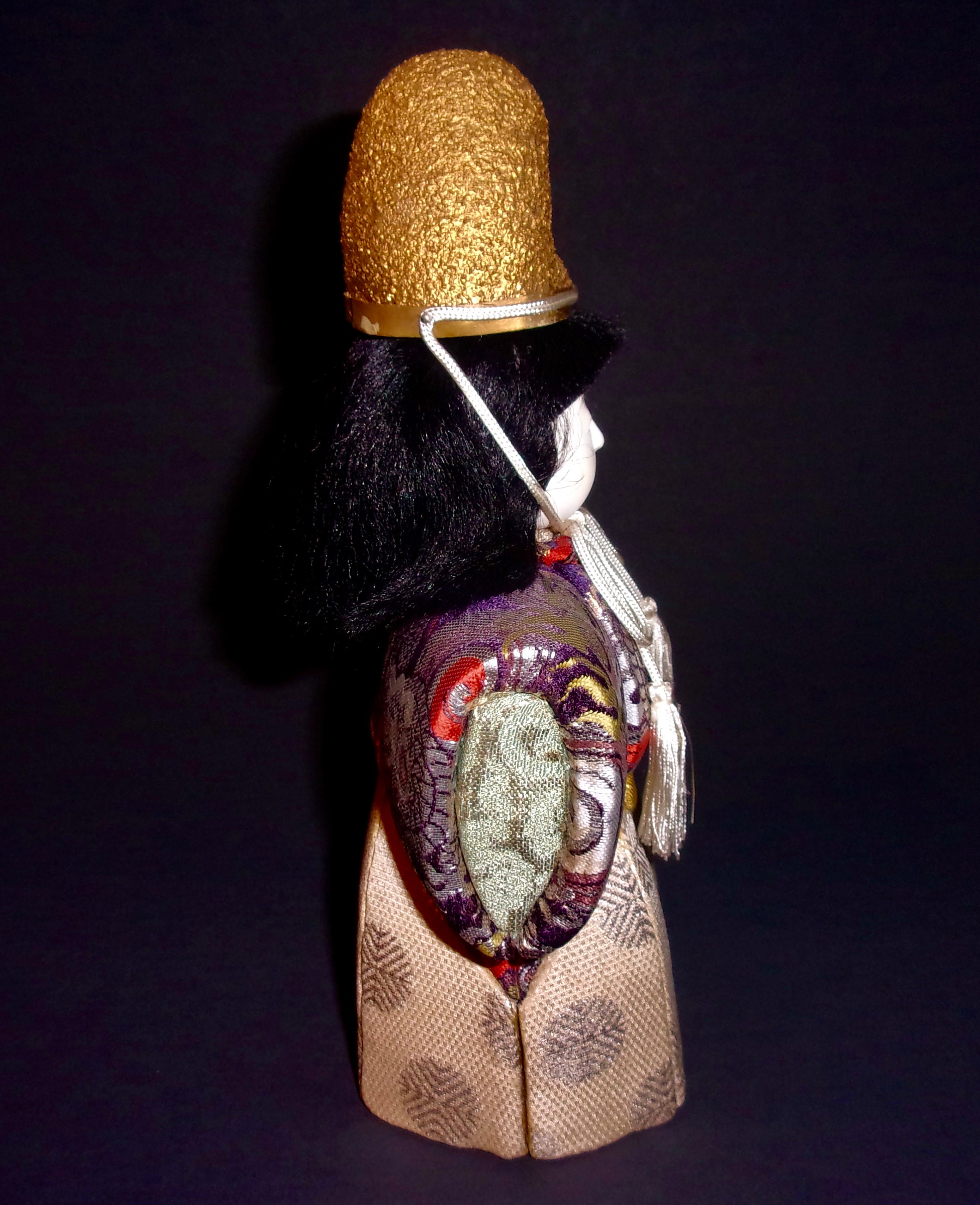 GOFUN KIMEKOMI DOLL Vintage Male Boy Japan Dragon Design Silk Brocade ...