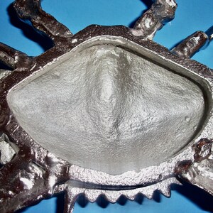 CRAB SILVER COLORED Metal Vintage Welded Made in India Nautical ...