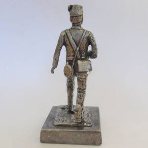 PEWTER SOLDIER Civil War 1861-1865 Signed K.S. Vintage Base Hat North South Army Detailed Beard ...