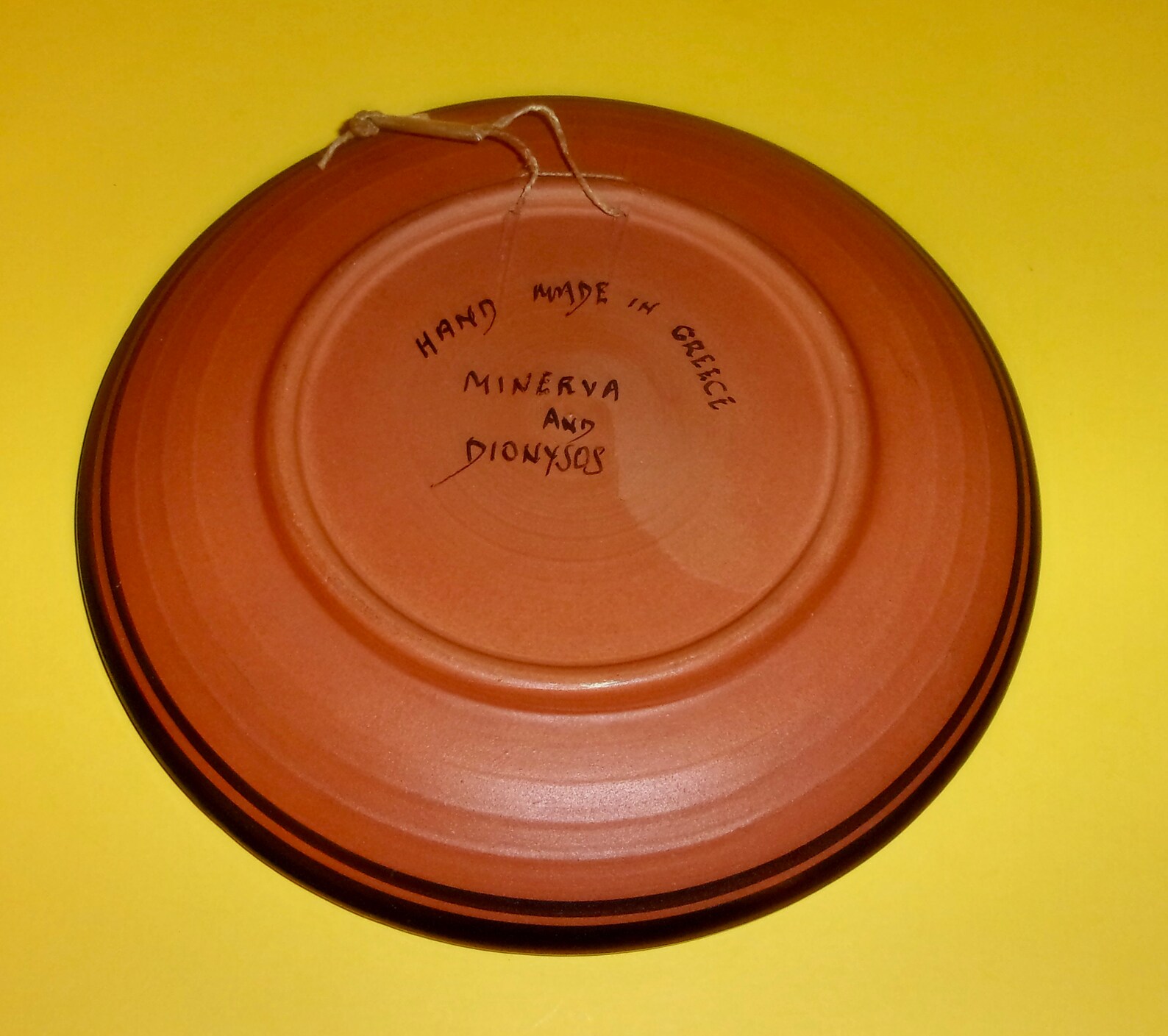 MINERVA DIONYSOS PLATE Mythology Greece Handmade Painted - Etsy