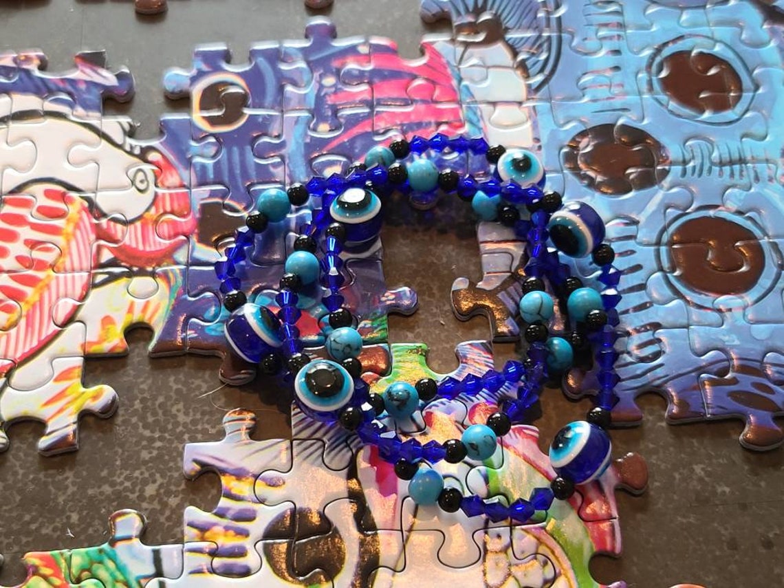 Evil Eye Bracelet, Blue Jewelry, Voodoo, Blue Eyes, Unusual Gifts ...