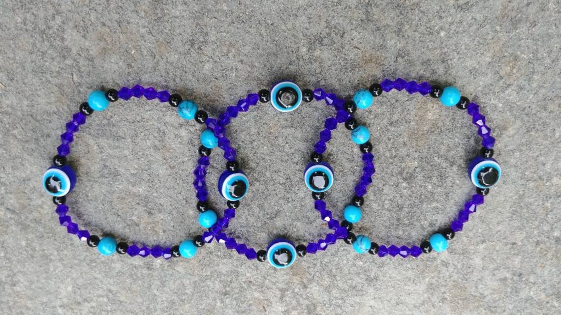 Evil Eye Bracelet, Blue Jewelry, Voodoo, Blue Eyes, Unusual Gifts ...
