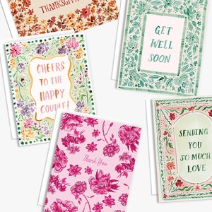 Get Well Soon - Watercolor Card - Hand Painted - Encouragement Card ...