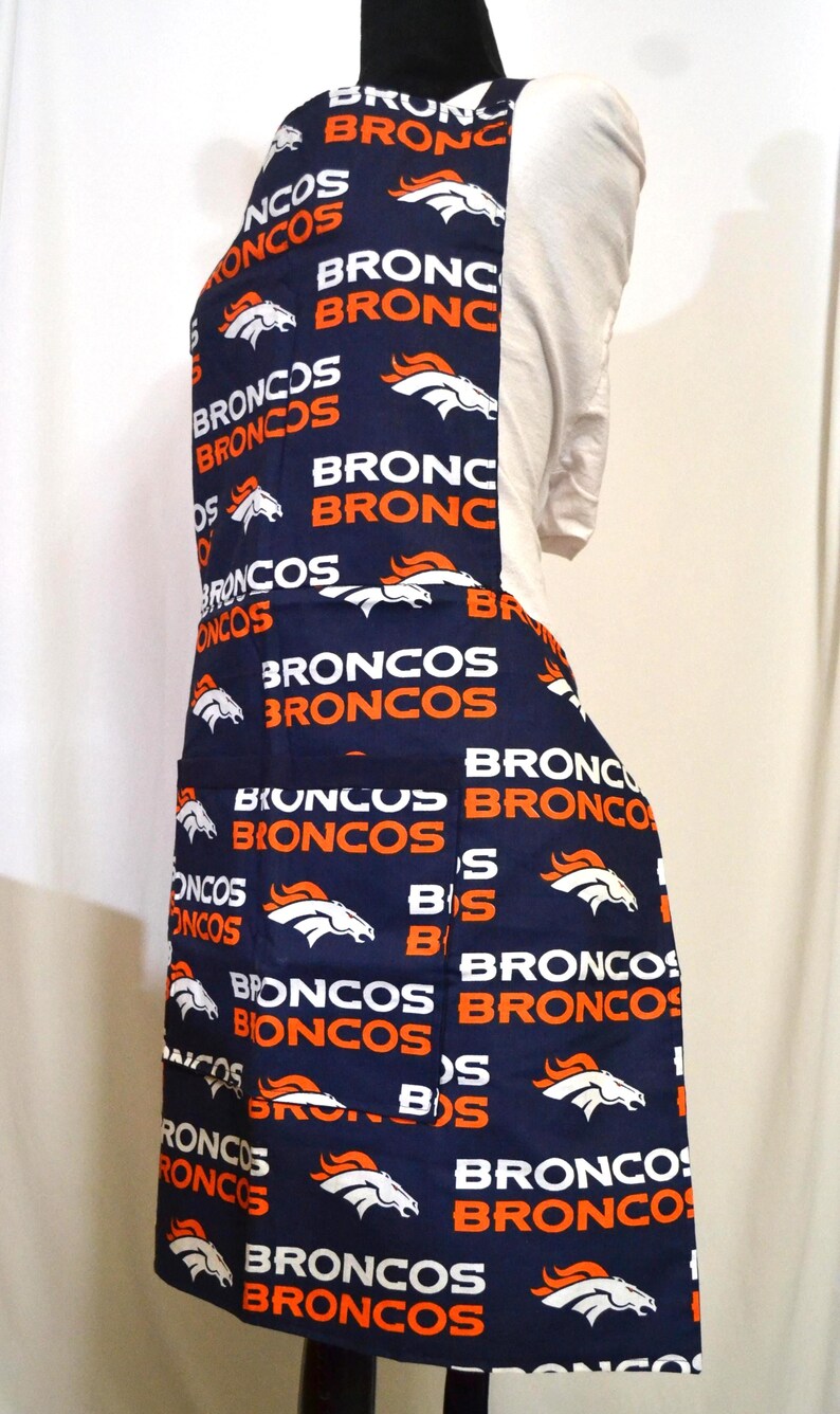 Bronco NFL Apron - Etsy