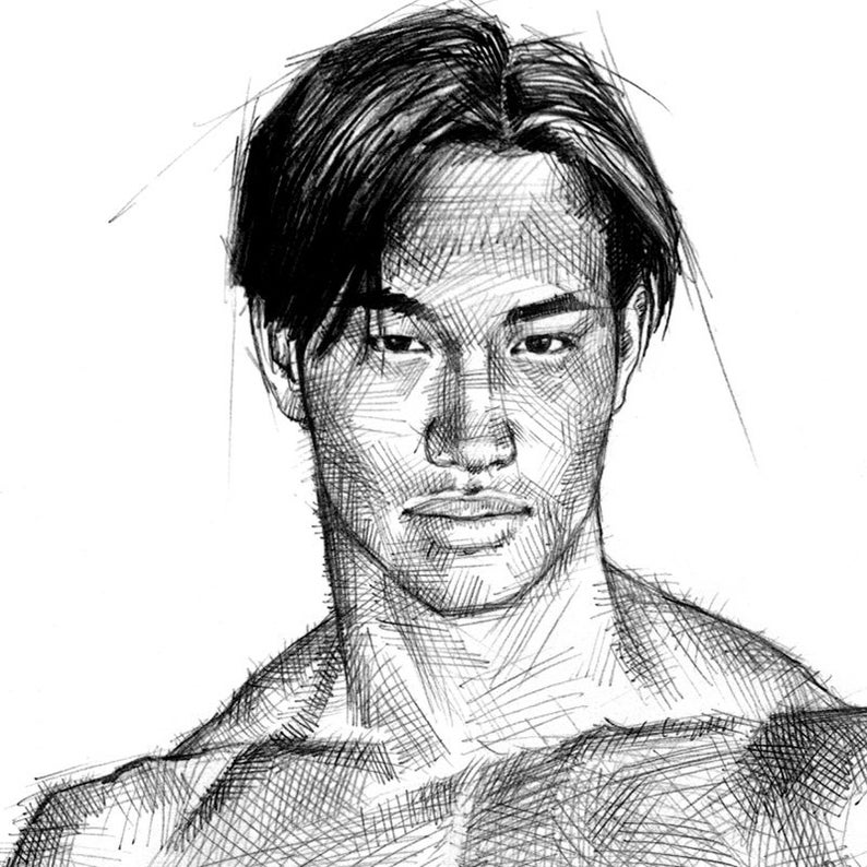 Apex Poster Gay Art Asian Male Nude Male Art Homoerotica Etsy