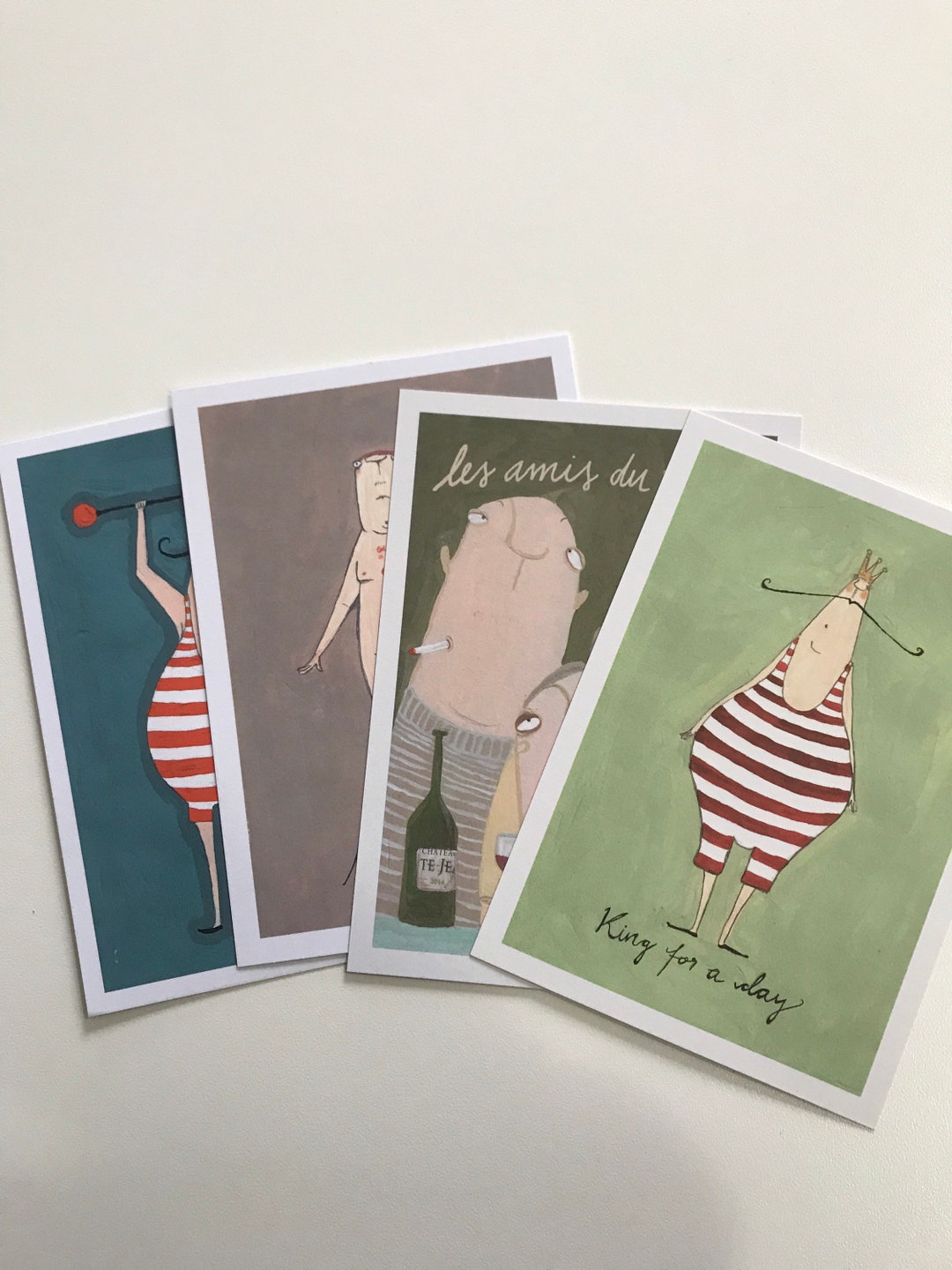 Greeting Cards, Men's Set, Funny Cards, Cards With Statement - Etsy