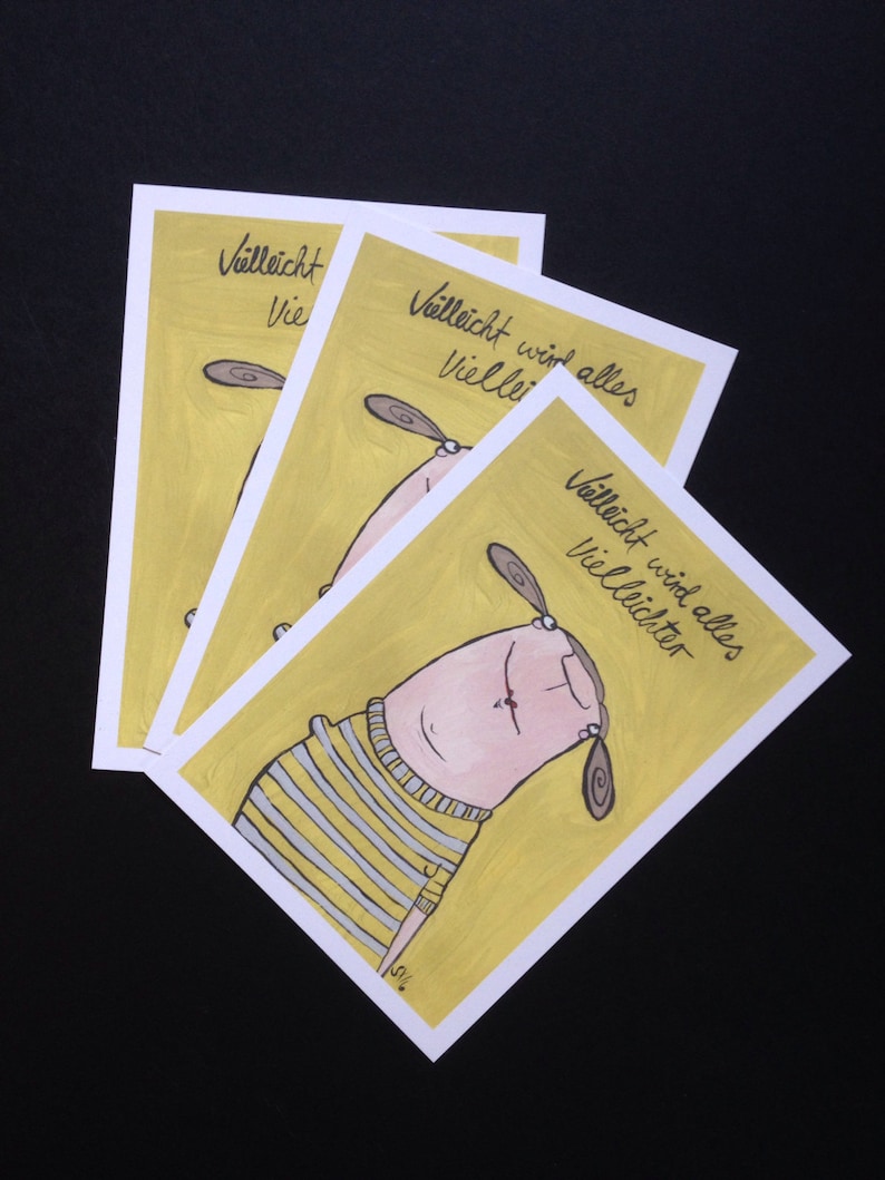 Set of Postcards, Print From Original Artwork, Funny Postcards - Etsy