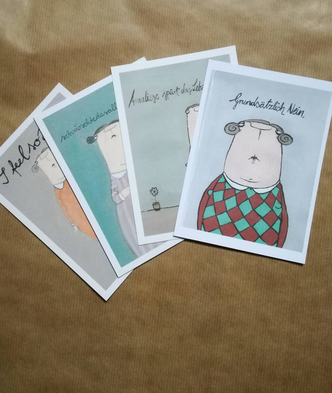 CARD SET, Greeting Cards, Statement Cards, Cards With a Statement - Etsy