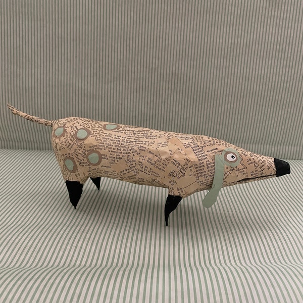 Paper Mache Dog - Etsy