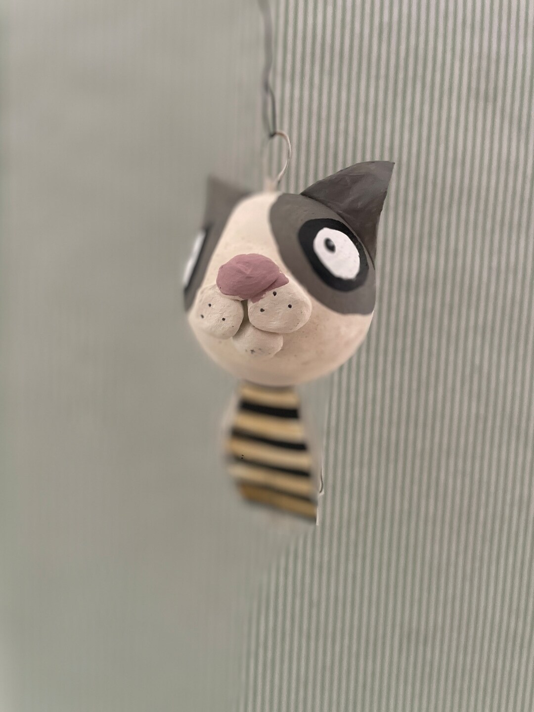 Small Tomcat for Hanging, Cat, Styrofoam Head, Cat Figure - Etsy