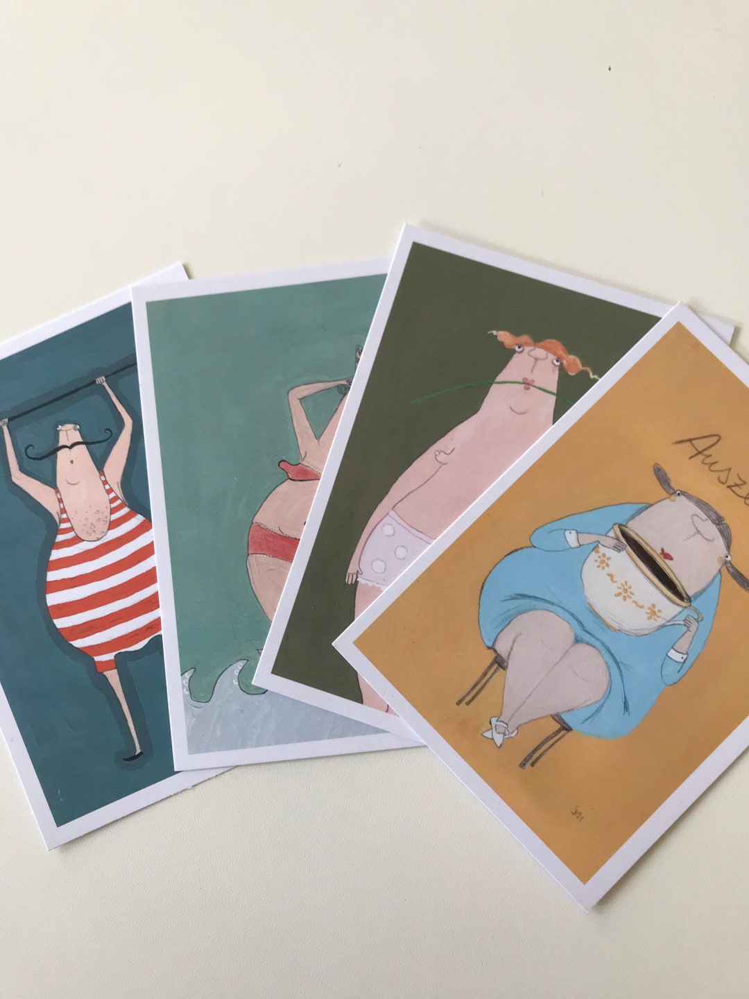 Set of Time Out, Greeting Cards, Statement Cards, Cards With a ...