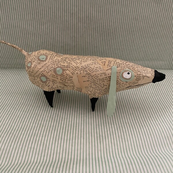 Paper Mache Dog - Etsy