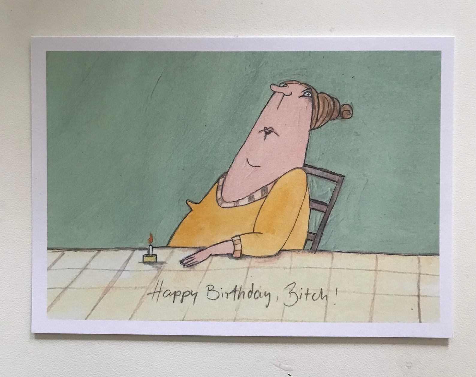 Set of Postcards Print From Original Artwork Funny Postcards | Etsy