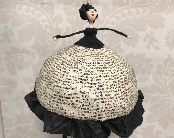 Paper Mache/paper Art Dancer for Hanging, Dancer - Etsy