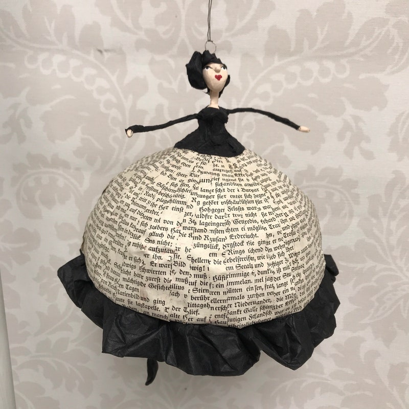Hanging Paper Mache Doll - Etsy