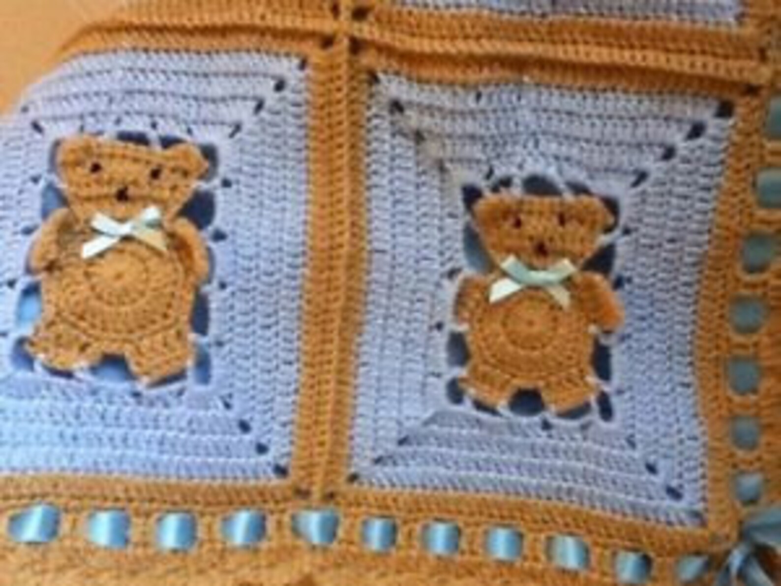 Crochet Pattern Afghan Blanket Teddy Bear US PATTERN PDF Instant ...