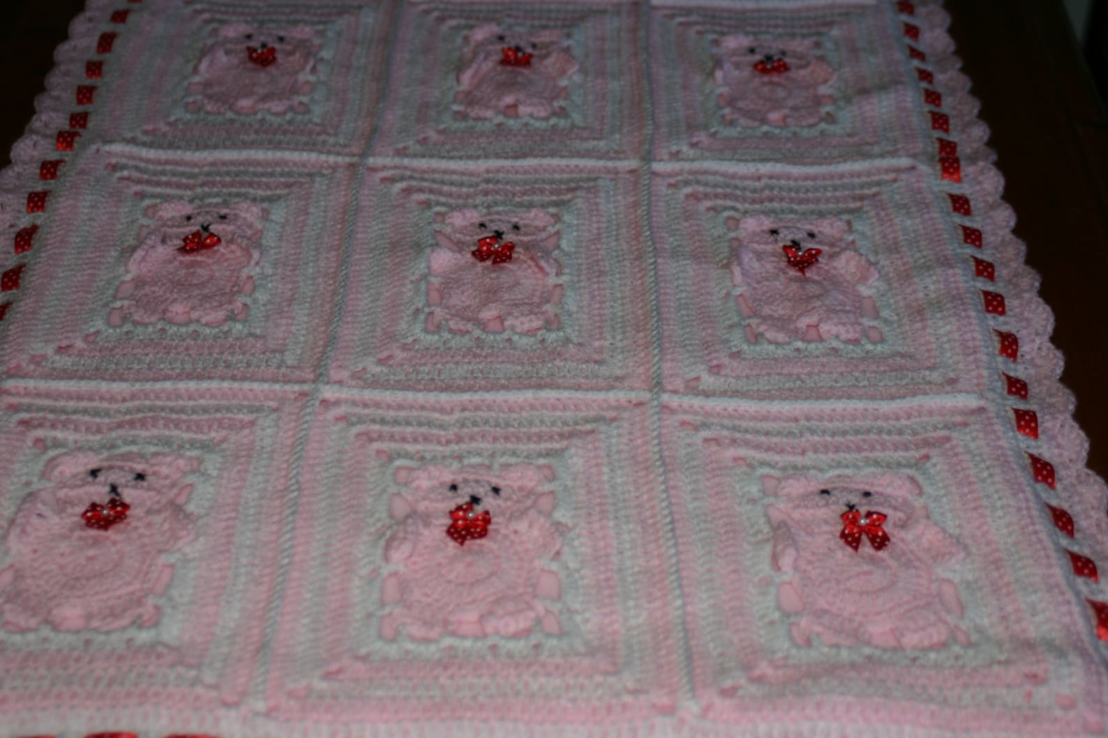 Crochet Pattern Afghan Blanket Teddy Bear US PATTERN PDF Instant ...