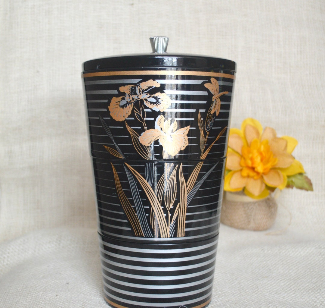 Vintage Snack Set - Chips, Snacks, Nuts // Set is Both Stackable and ...