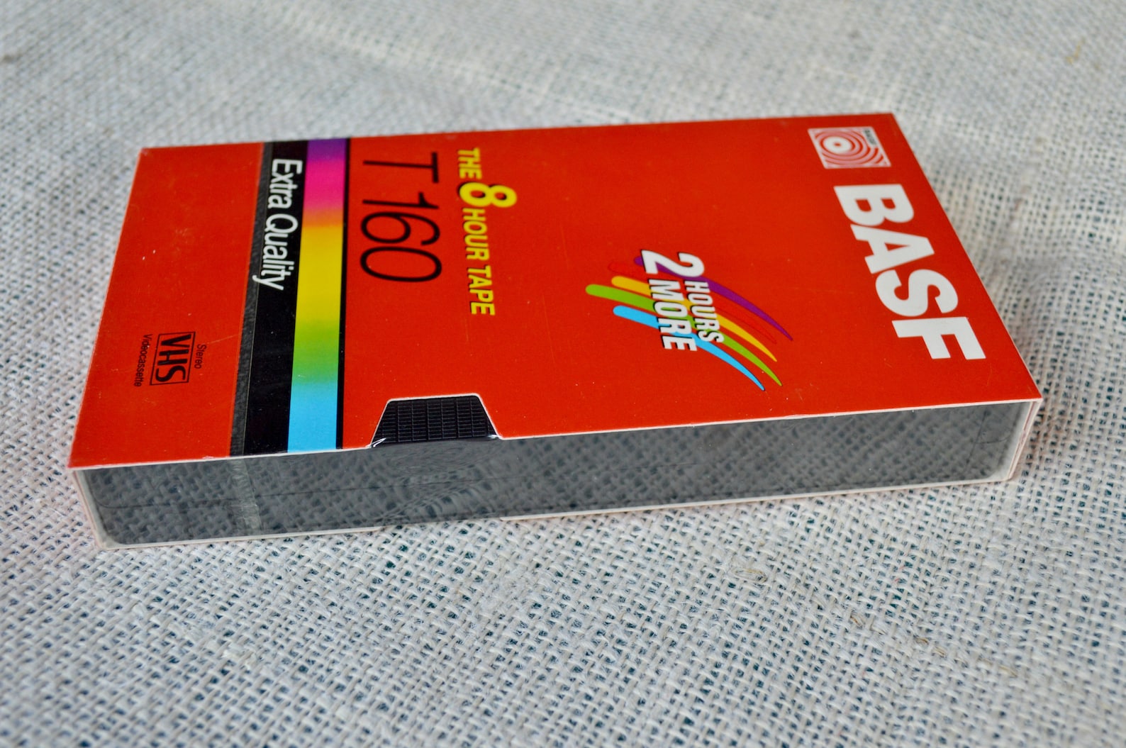Vintage BASF T160 VHS Video Cassette - Blank 8 Hour VHS Tape - New ...