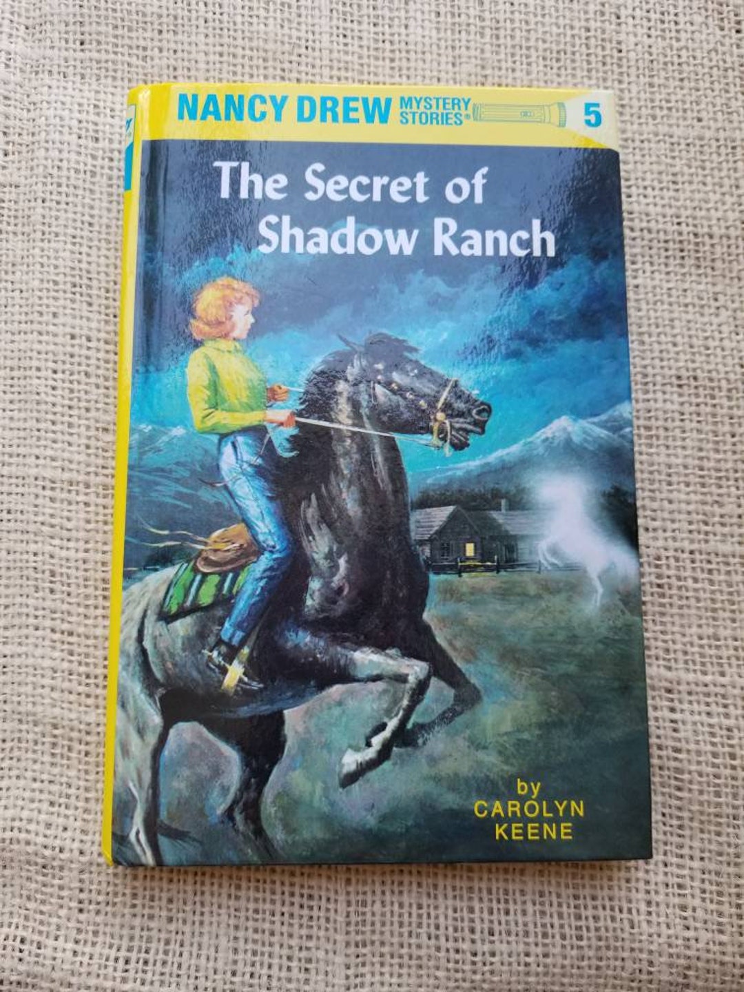 Nancy Drew #5 the Secret of Shadow Ranch // Vintage Hard Cover Mystery ...