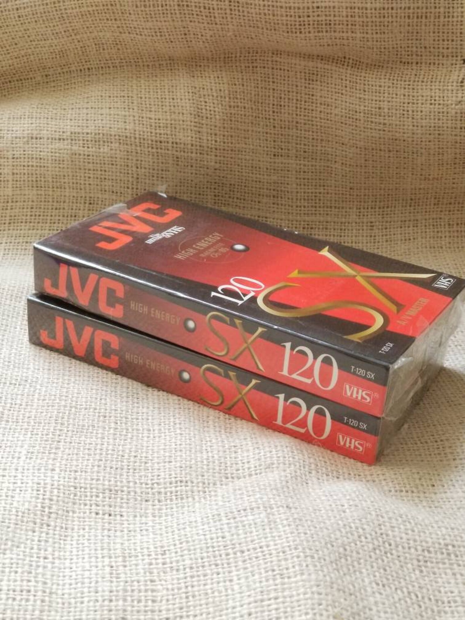 Vintage JVC VHS Video Cassette - Blank 6 Hour VHS Tapes - New & Sealed ...