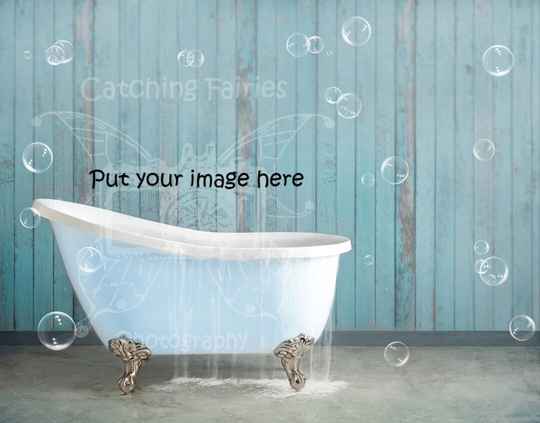 Pack of 2/digital Backdrop/template Scene/background Photoshop blue ...