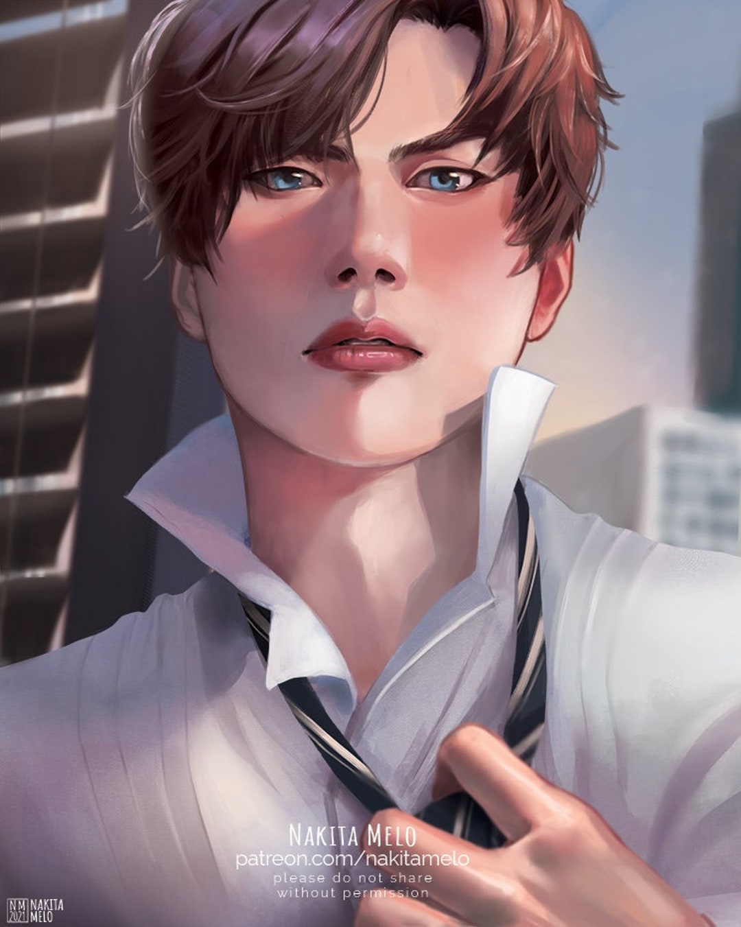 Artem Wing Tears of Themis Otome Anime Painting - Etsy Australia