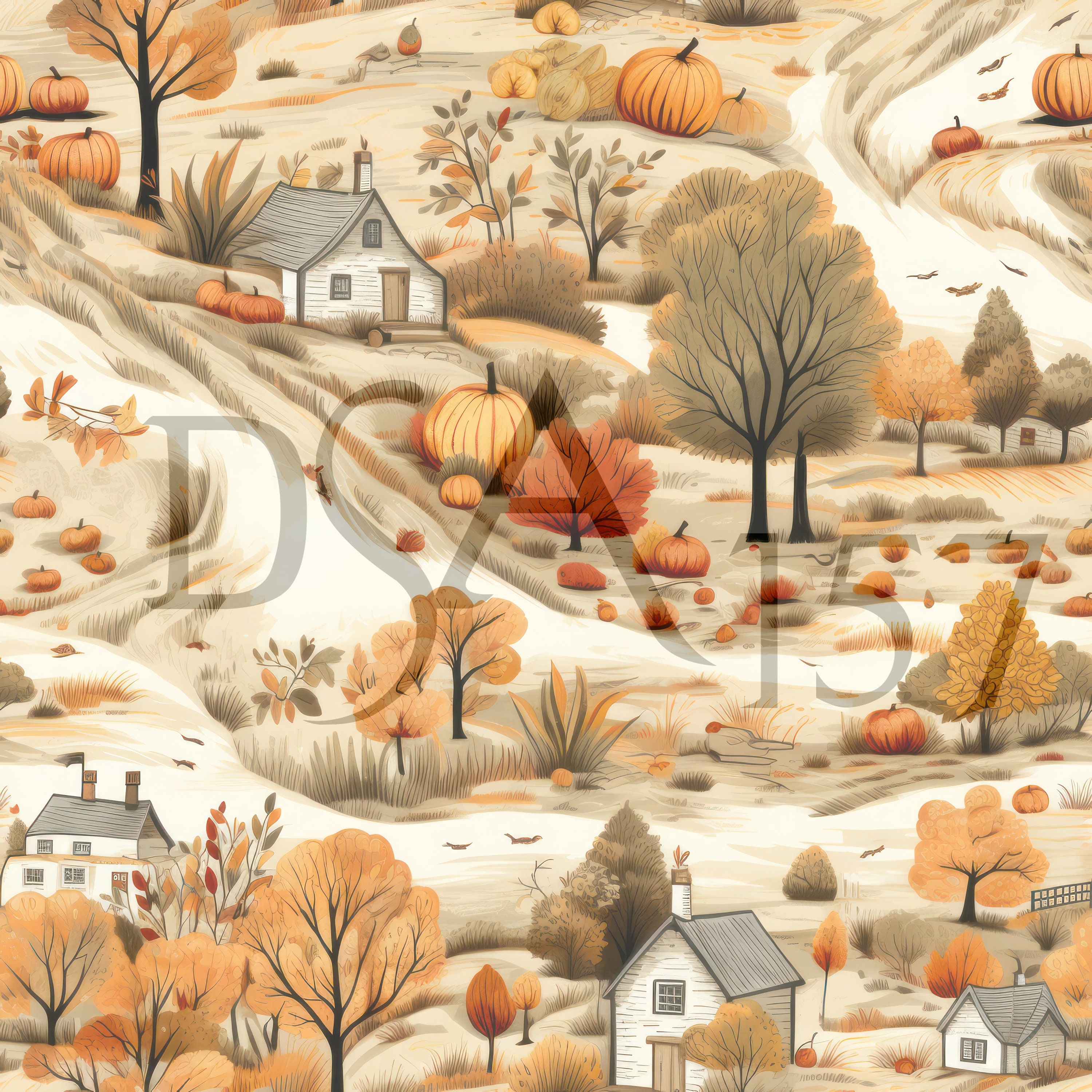 Autumn #1 Digital Wallpaper | Digital Paper Design Pack | Set of 10 ...