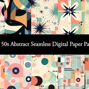 Vintage Digital Wallpaper | Digital Paper Design Pack | Set of 10 ...