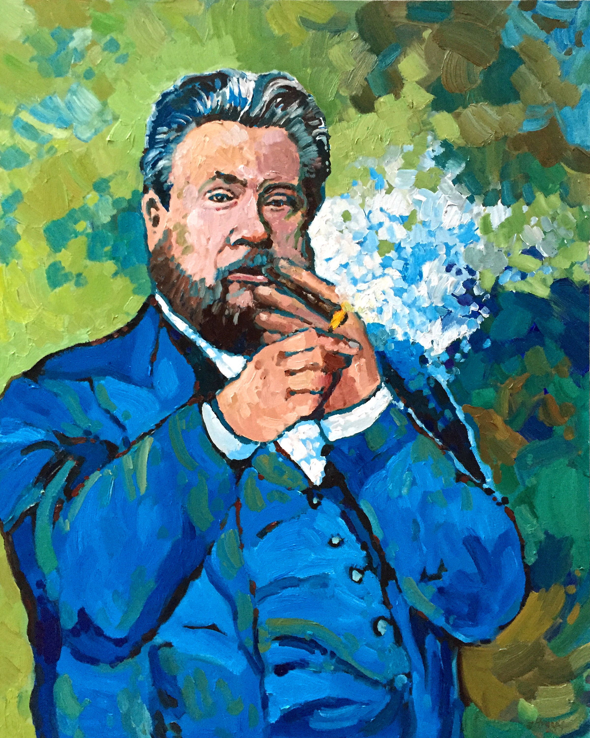 Charles Spurgeon Lights Up Fine Art Print - Etsy España