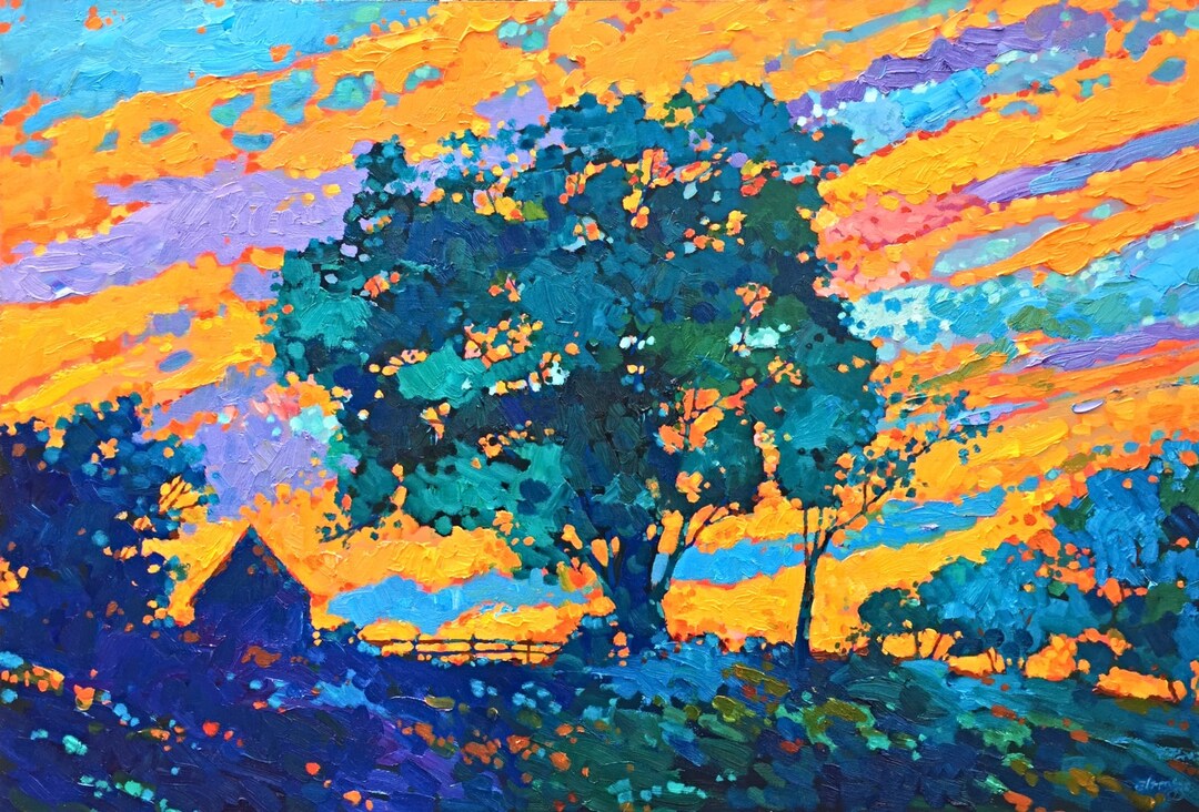Sunset (fine Art Print) - Etsy