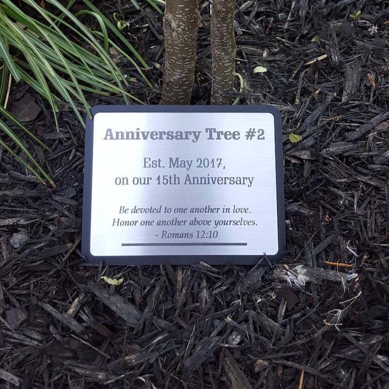 Memorial Tree Plaque - Etsy