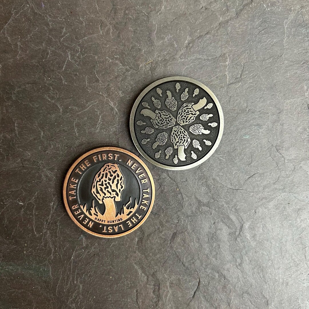 Morel Mushroom Coin - Etsy