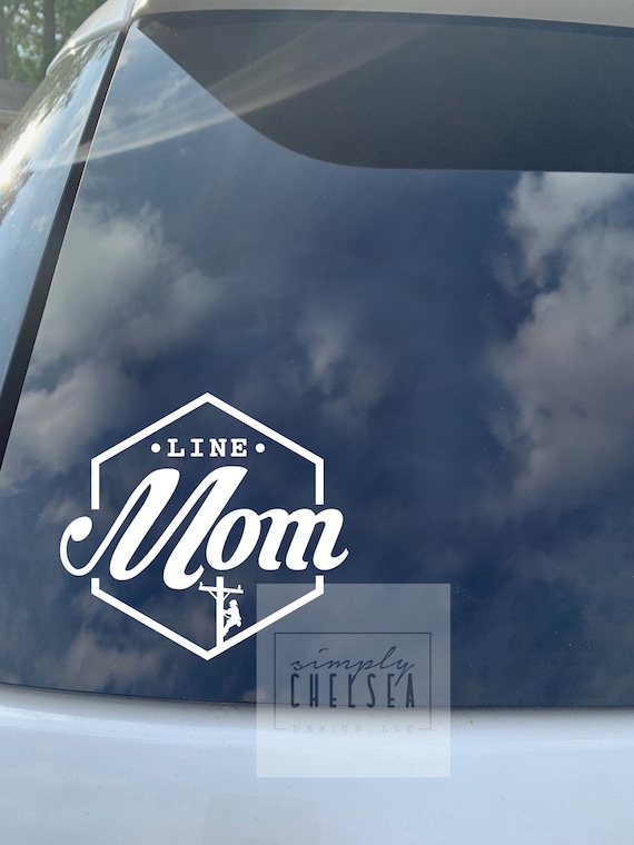 Line Mom Decal Linemom Decal Lineman Mom Decal - Etsy