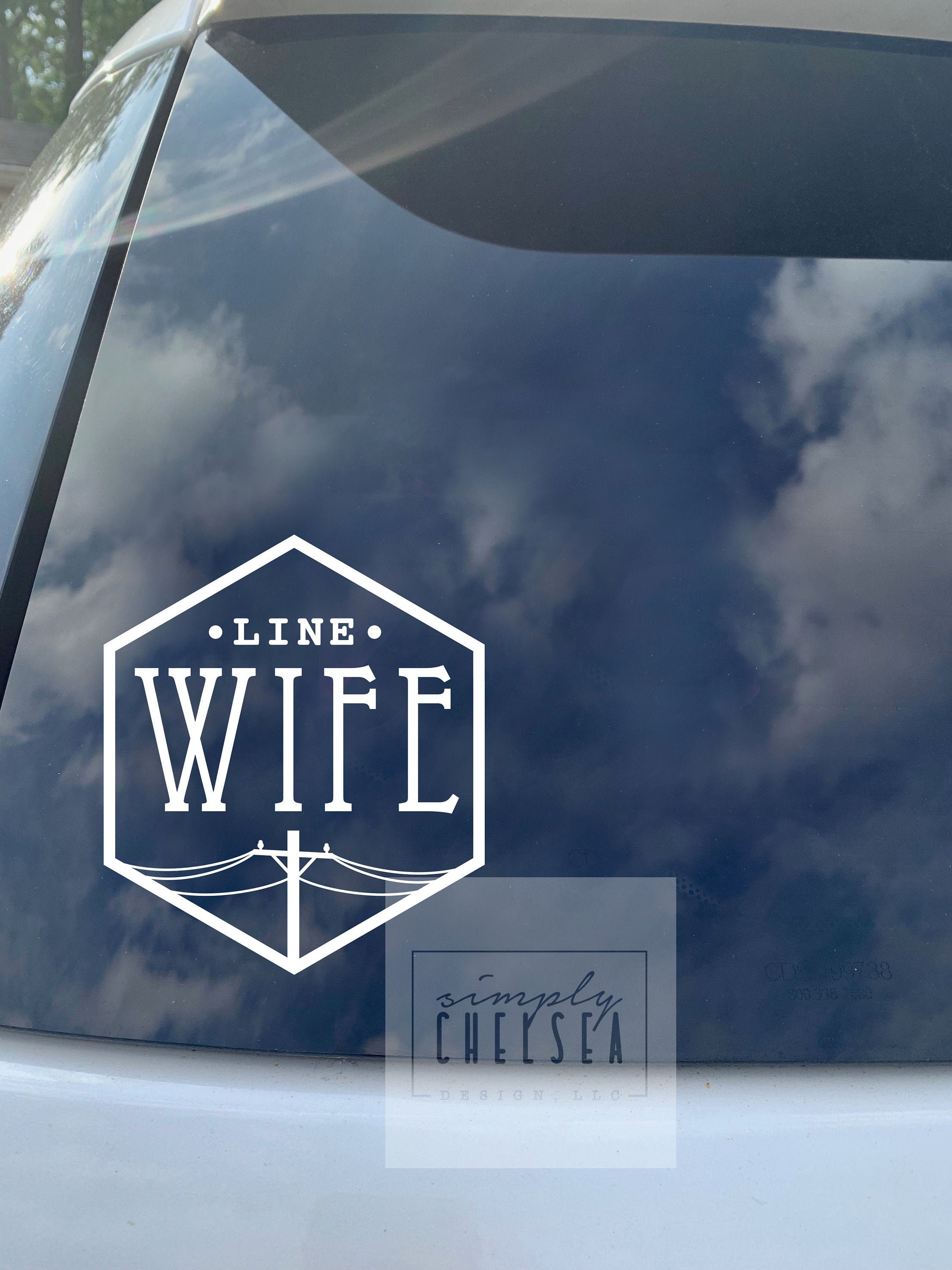 Line Wife Decal | Linewife Decal | Lineman Wife Decal | Journeyman ...