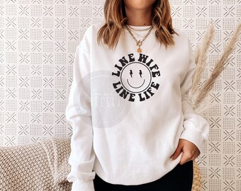 Line Wife Decal Linewife Decal Lineman Wife Decal Journeyman Lineman ...