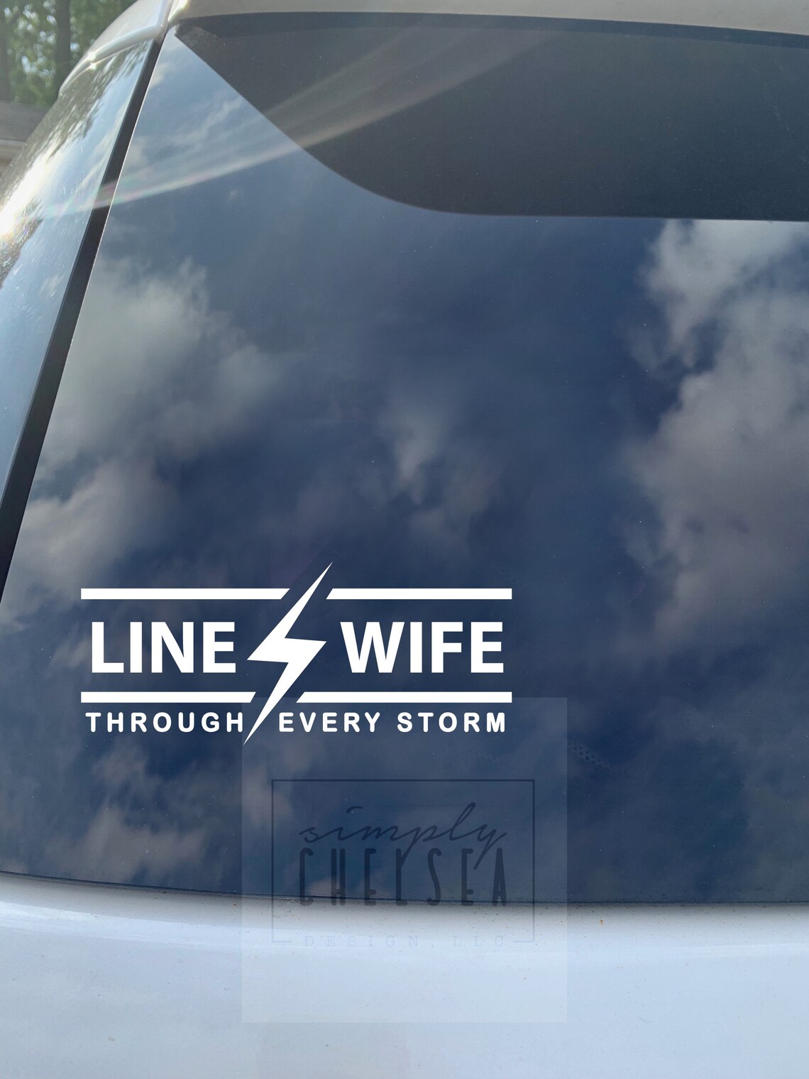 Line Wife Decal | Line Life Decal | Linewife Decal | Lineman Wife Decal ...