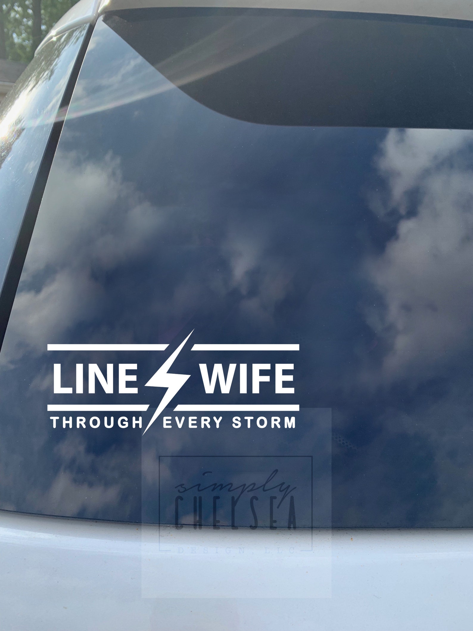 Line Wife Decal | Line Life Decal | Linewife Decal | Lineman Wife Decal ...