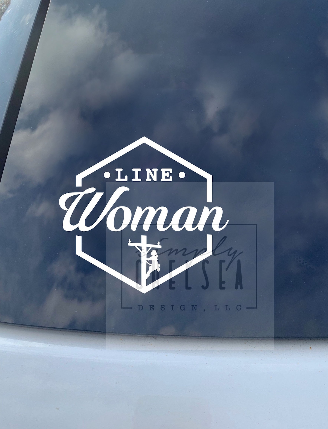 Line Woman Decal | Line Lady Decal | Lineman Decal | Journeyman Lineman ...