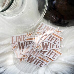 Line Wife Bolts Sticker Linewife Decal Line Life Stickers Line Life ...
