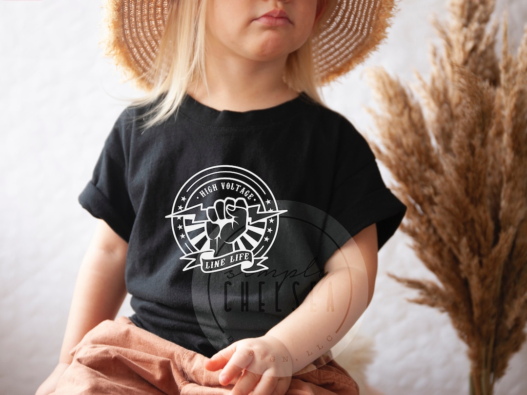 Line Life Bolt Children's Shirt | Line Life High Voltage Child Shirt ...