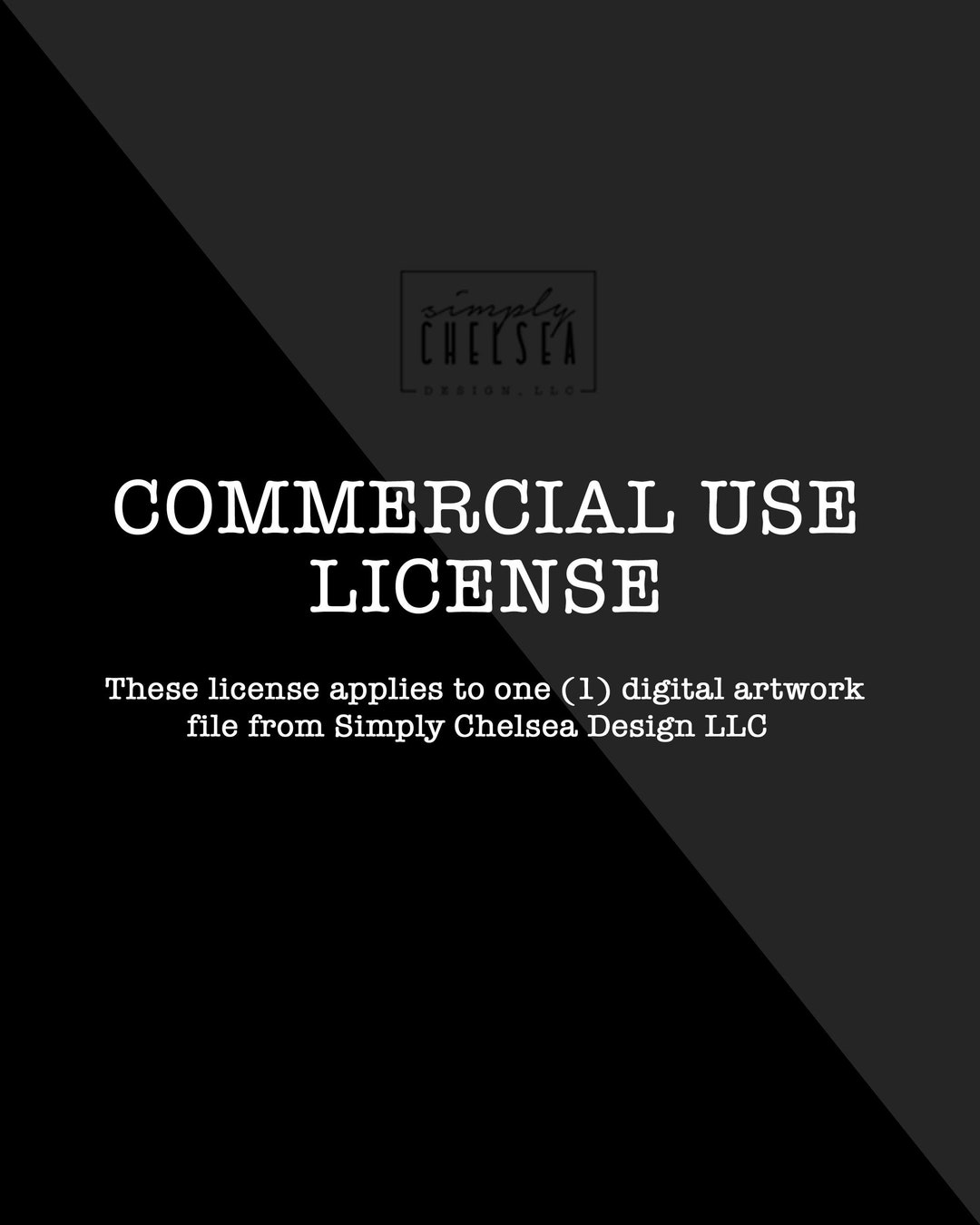 Standard Commercial Use License | 1 Digital Artwork | Basic Commercial ...