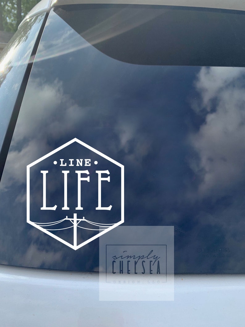 Line Wife Decal | Linewife Decal | Lineman Wife Decal | Journeyman ...
