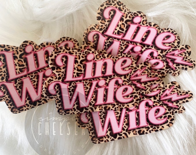 Line Wife Decal | Linewife Decal | Lineman Wife Decal | Journeyman ...
