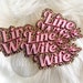 Line Wife Decal Linewife Decal Lineman Wife Decal Journeyman Lineman ...