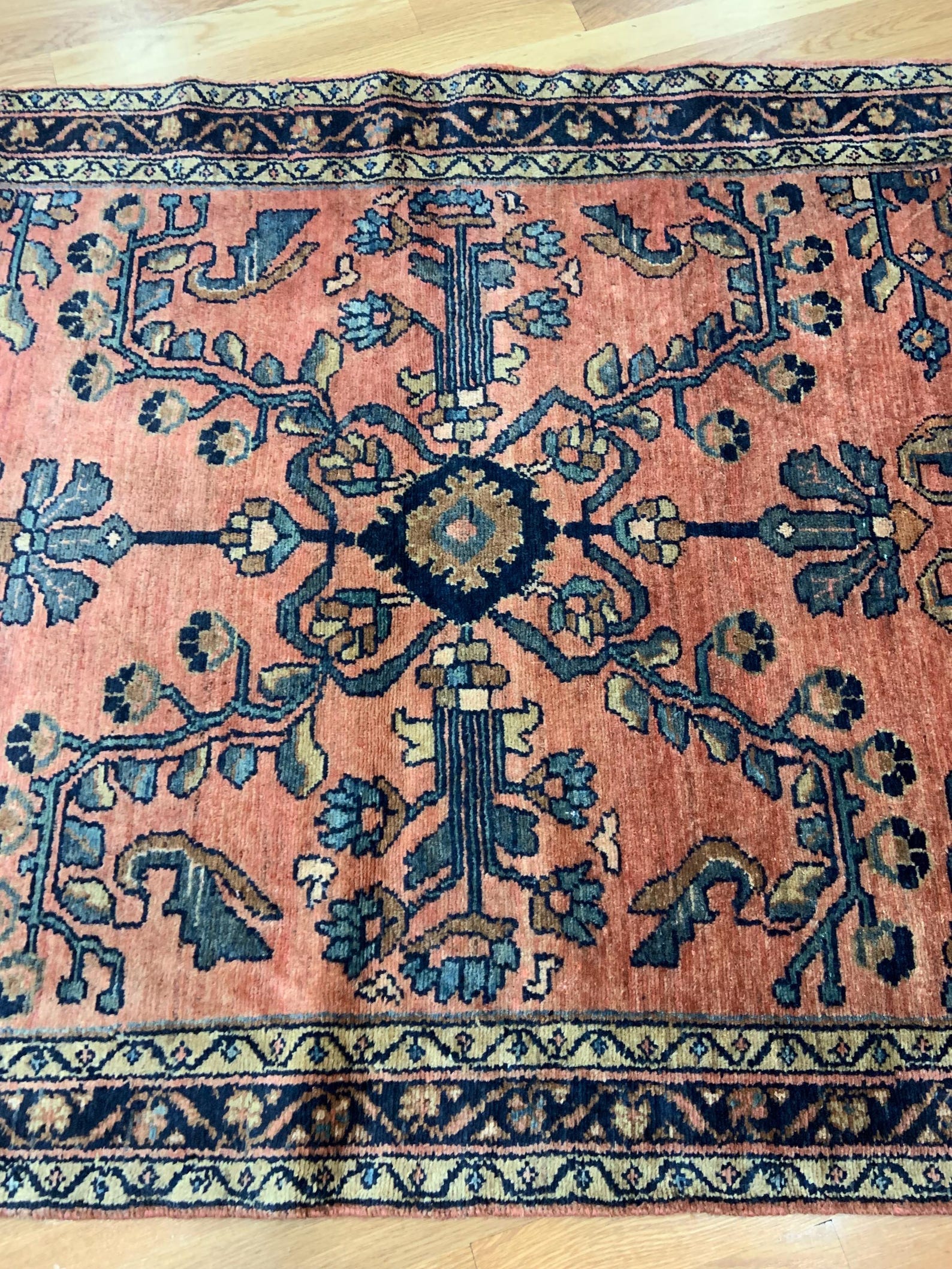 Lilian Oriental Rug 4.4x3.5,western Persia Circa 1930's - Etsy