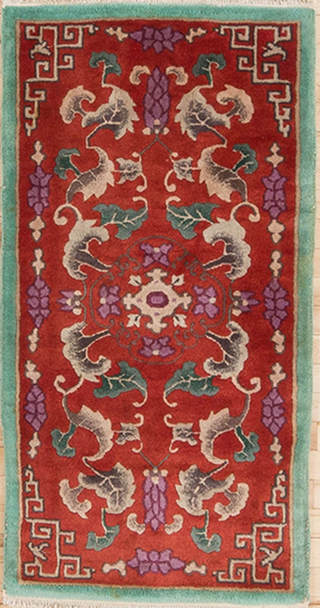 Art Deco Chinese Mat 3.11 X 2.1 1930's - Etsy