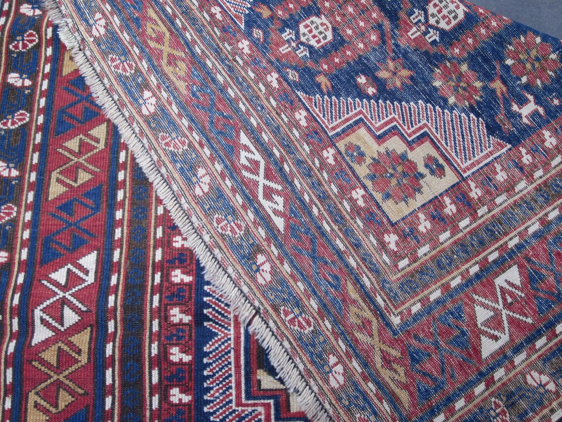Antique Caucasian Baku Rug 6.5 X 4 Circa 1900 - Etsy